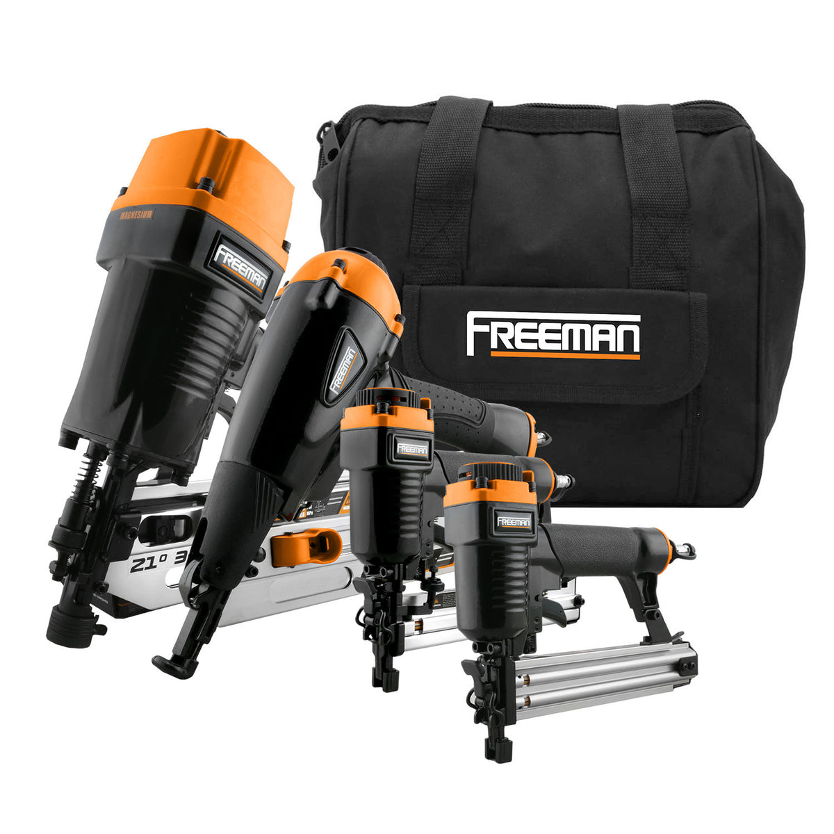 Pneumatic Framing and Finishing Kit (4-Piece) – Freeman Tools