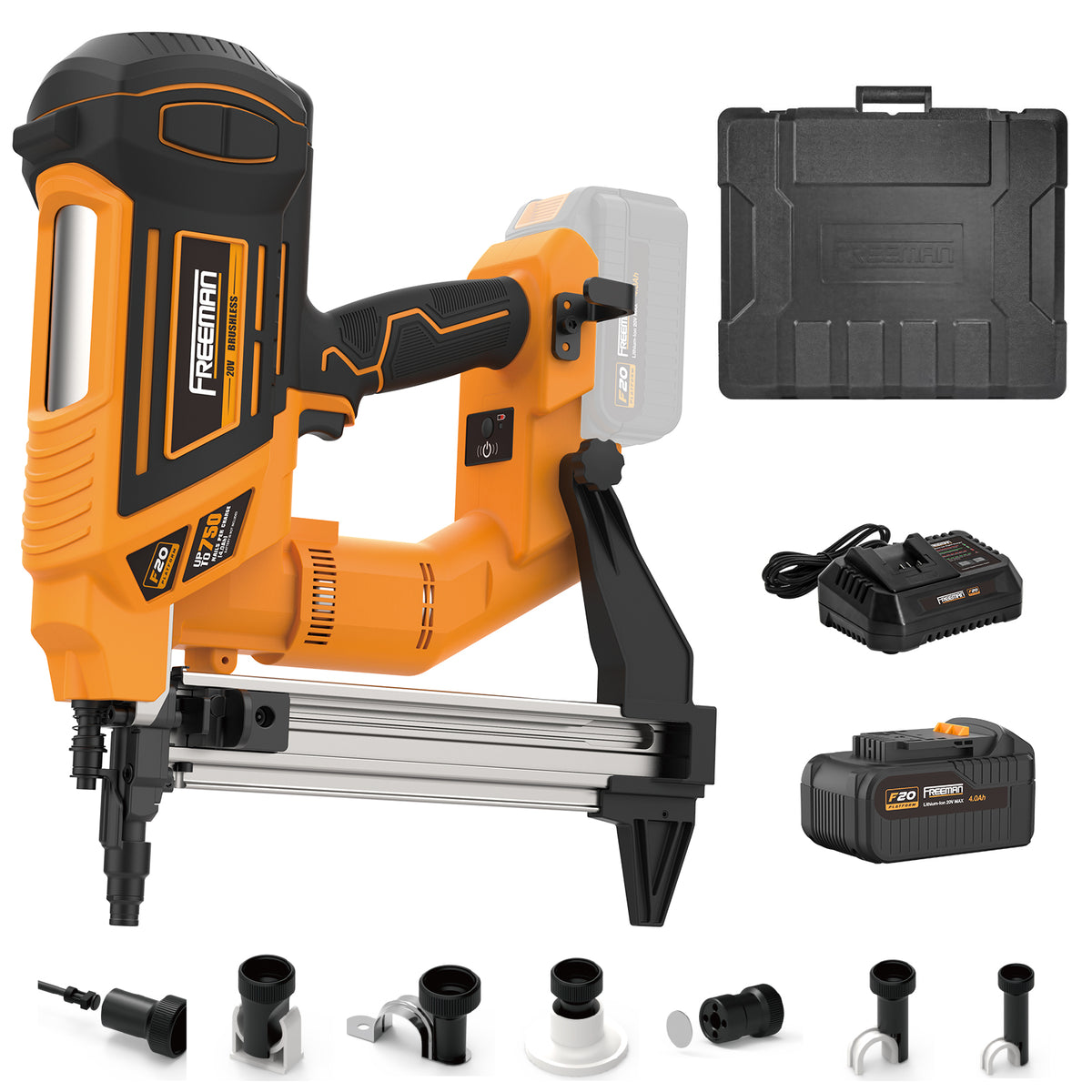 20V Cordless and Brushless 1-1/2" Concrete Strip Pin Nailer – Freeman Tools