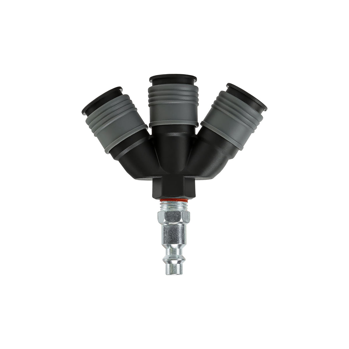 3-Way Composite 1/4" Air Manifold with Universal Quick Connect Coupler ...