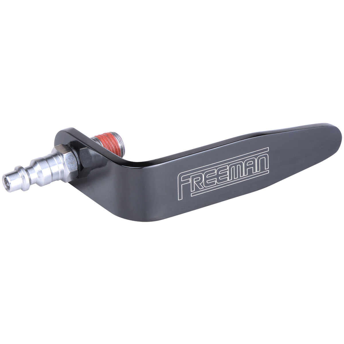 1" Aluminum Pneumatic Tool Hook with 1/4" Straight Industrial Fitting ...