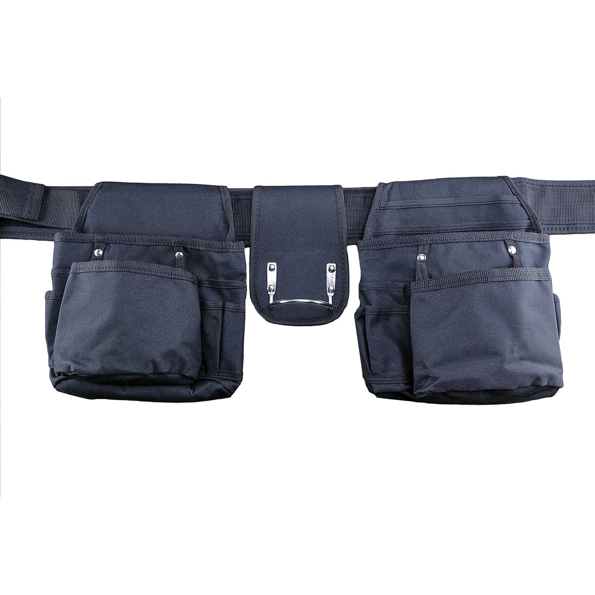 Canvas Tool Belt with Hammer Holster, Pockets, and Adjustable Belt ...